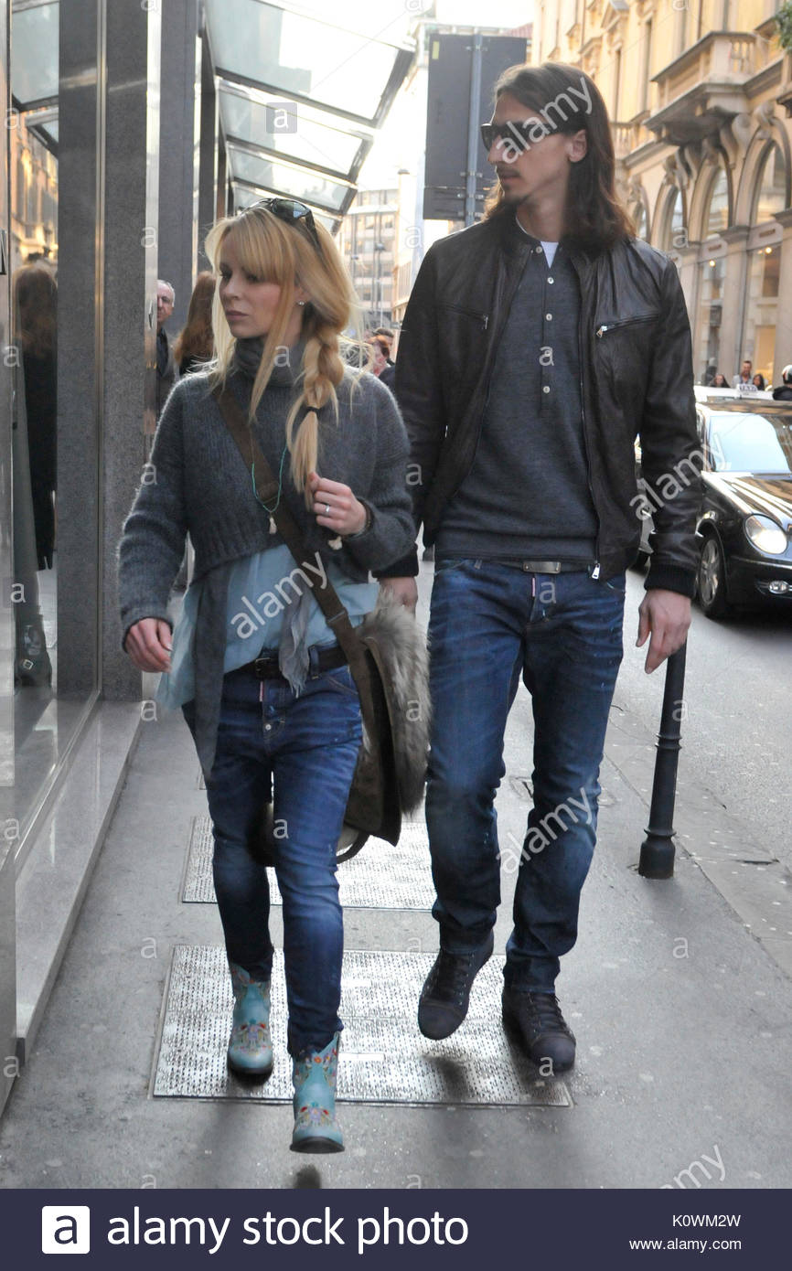 Zlatan Ibrahimovic and Helena Seger. Zlatan Ibrahimovic and Helena ...