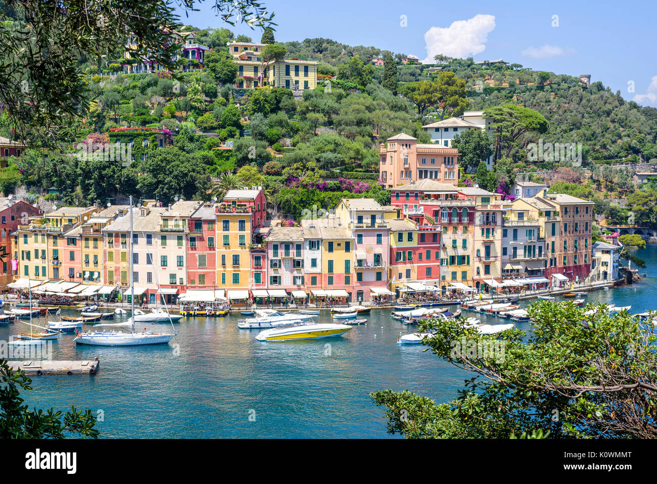 Colorful buildings on water portofino hi-res stock photography and ...