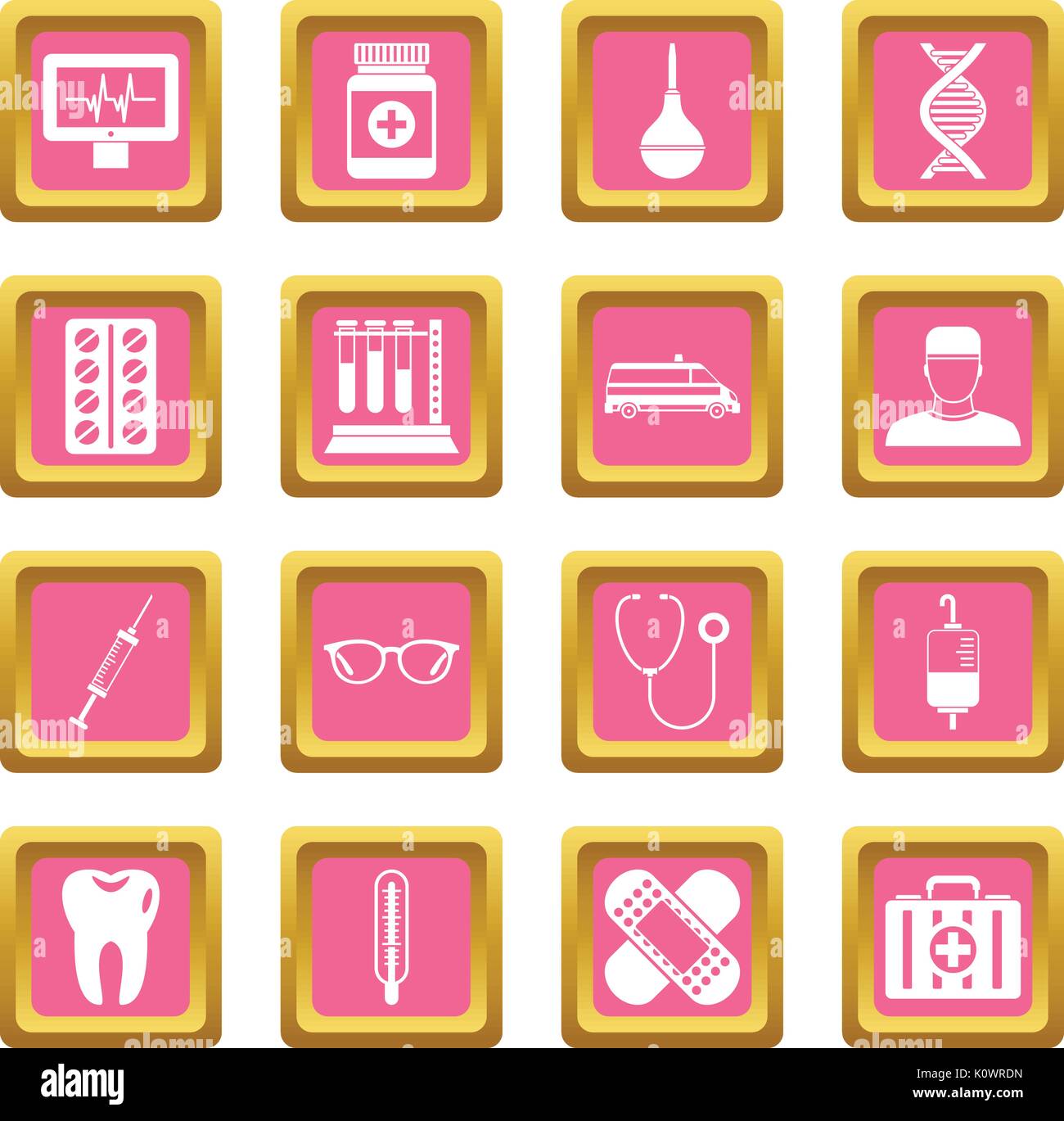 Pink enema Stock Vector Images - Alamy