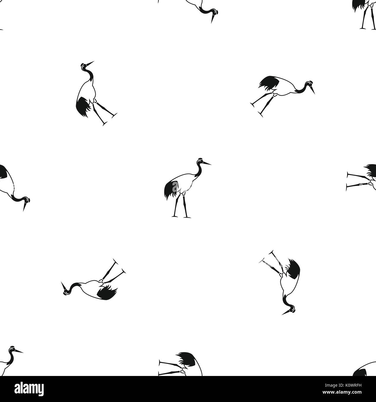 Black neck stork bird Black and White Stock Photos & Images - Alamy