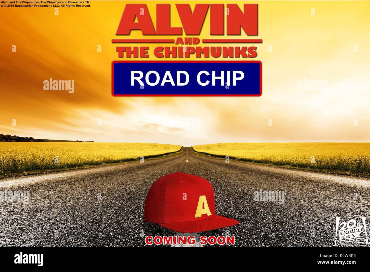Alvin Poster Film Title Alvin And The Chipmunks High Resolution Stock ...