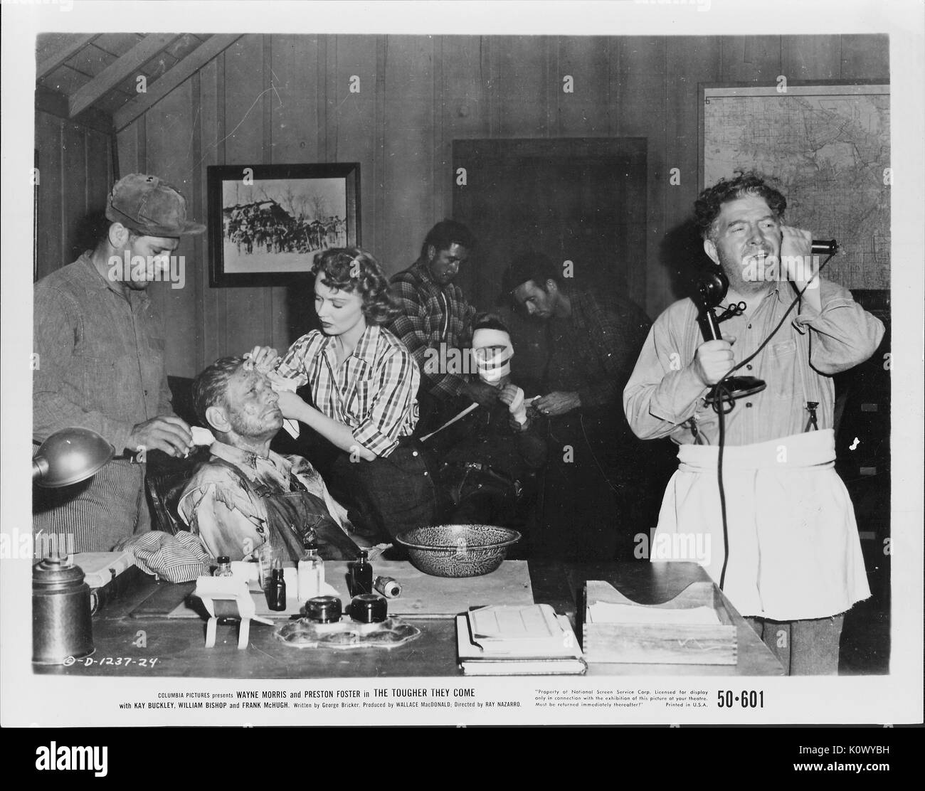 A movie still scene from 'The Tougher They Come' (1950 Columbia ...