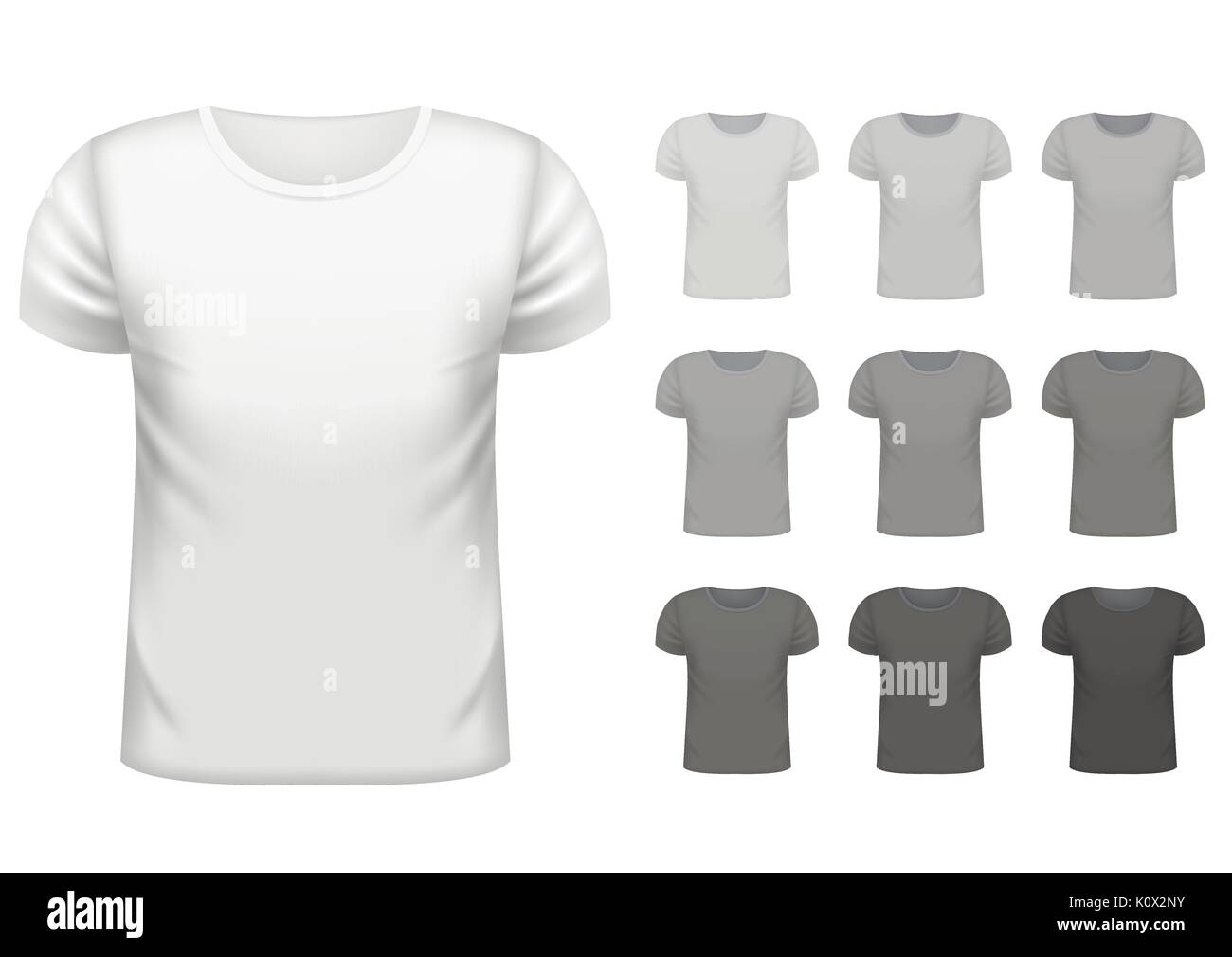 Shirt template back side Cut Out Stock Images & Pictures - Alamy