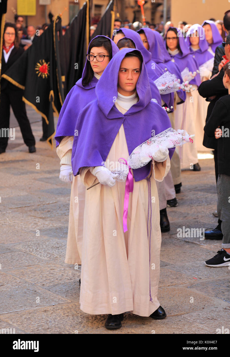 Sicily, Trapani, Good Friday Mysterious procession La Processione dei ...