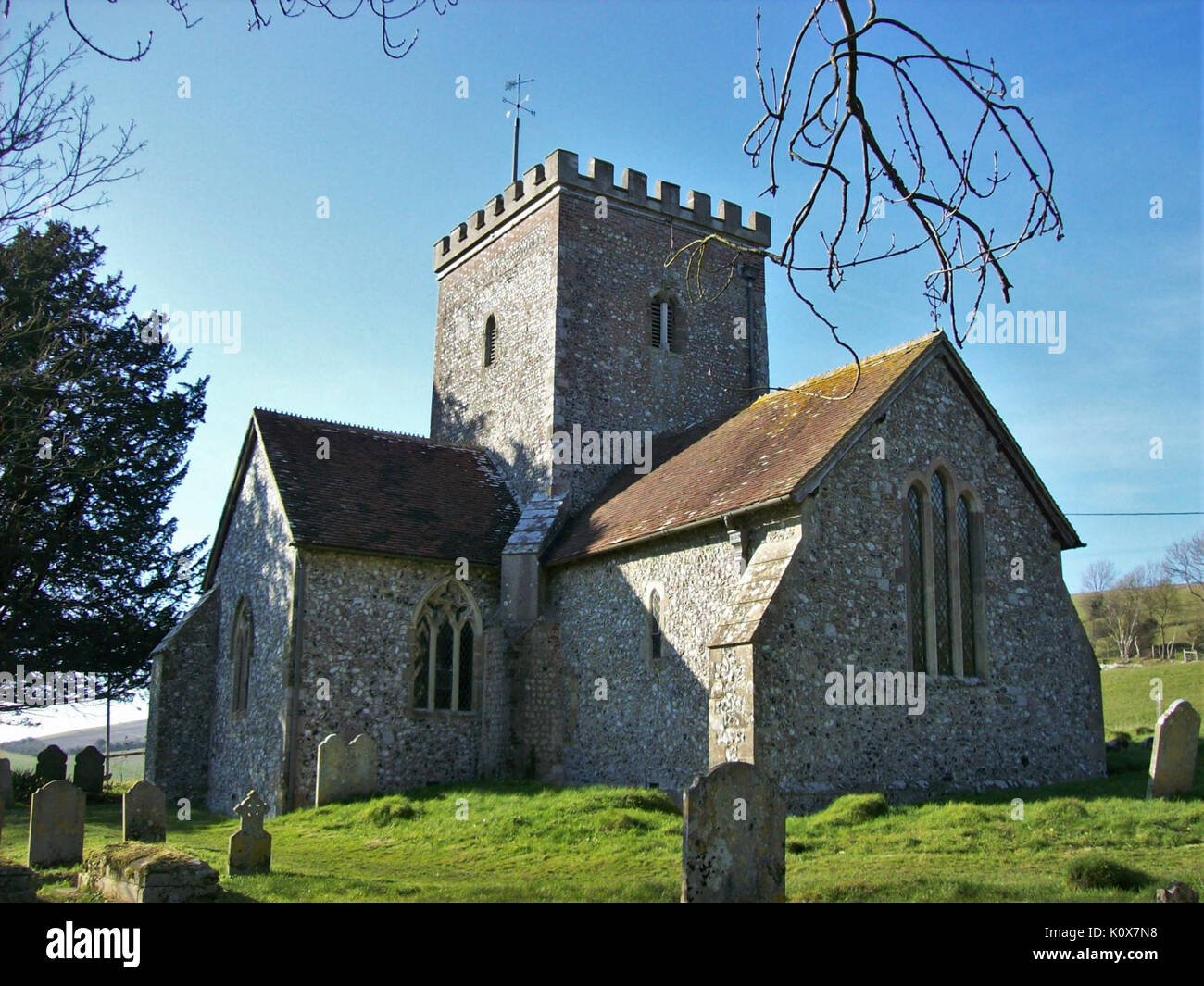 All Saints, East Dean Stock Photo - Alamy