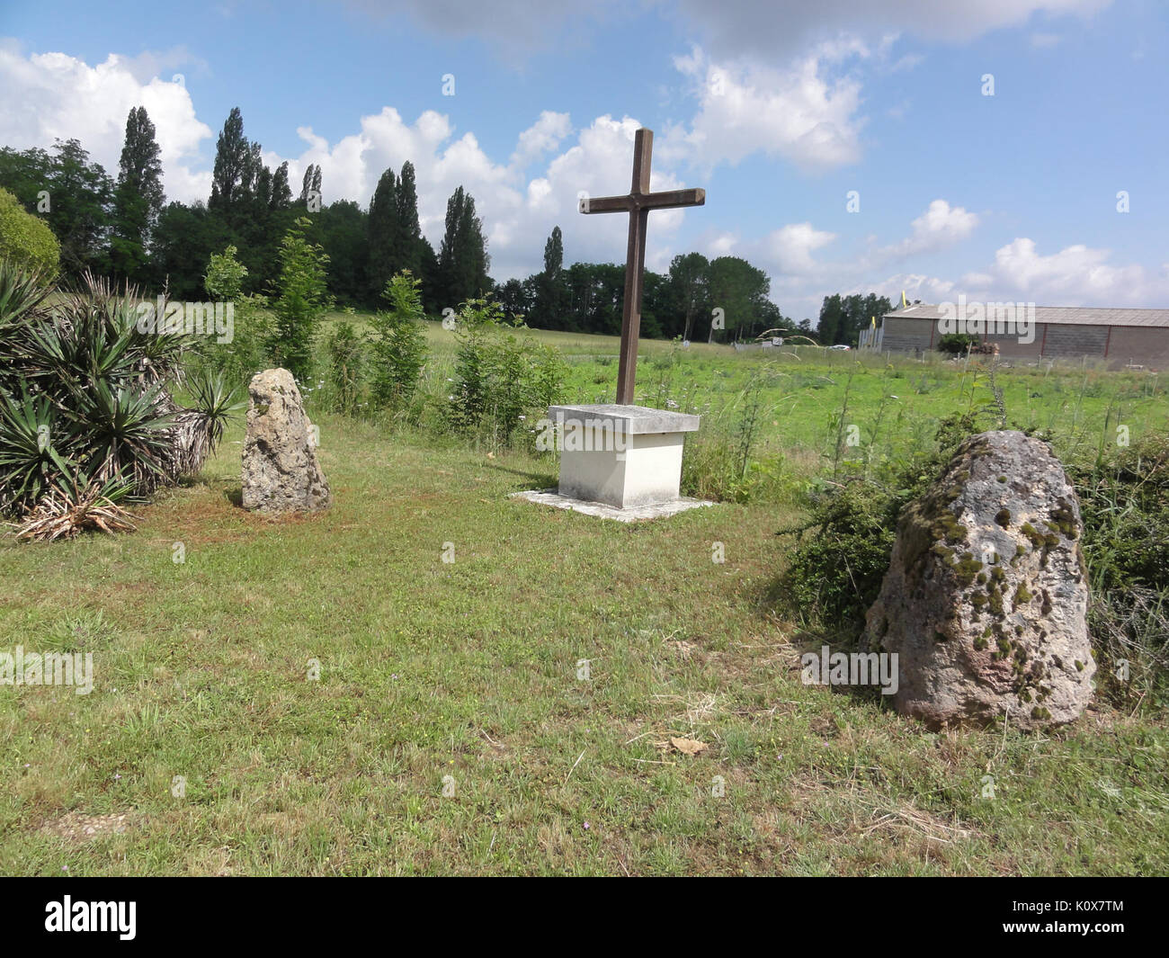 A rural scene from Antran, Vienne, showing the southern exit of the ...