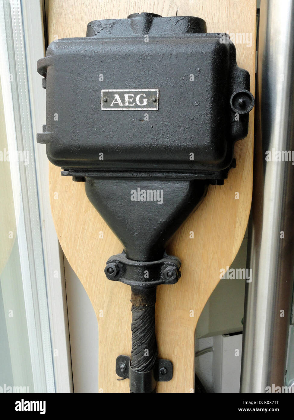 AEG connection box Stock Photo - Alamy