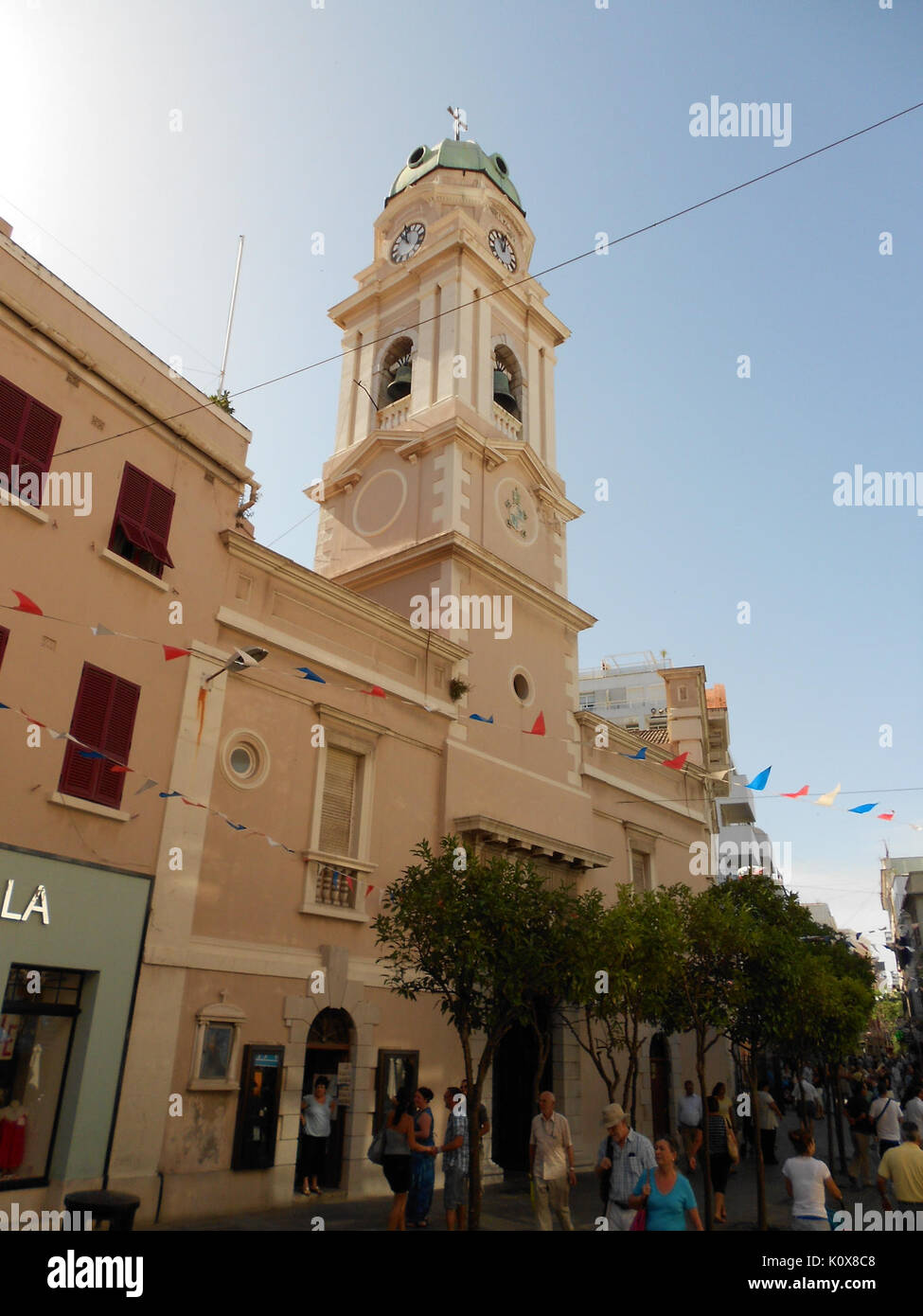 Anglican church gibraltar Stock Photo - Alamy