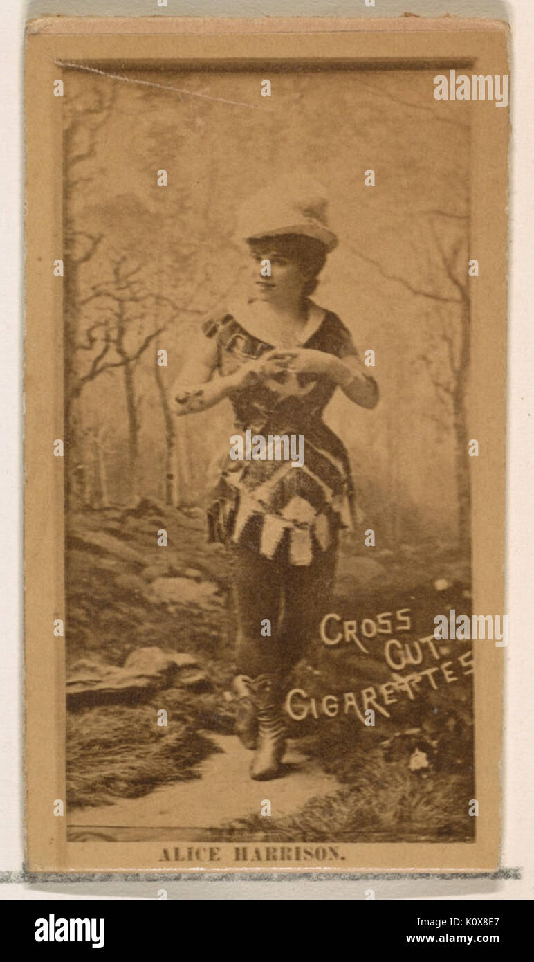 Alice Harrison, from the Actors and Actresses series (N145 2) issued by ...