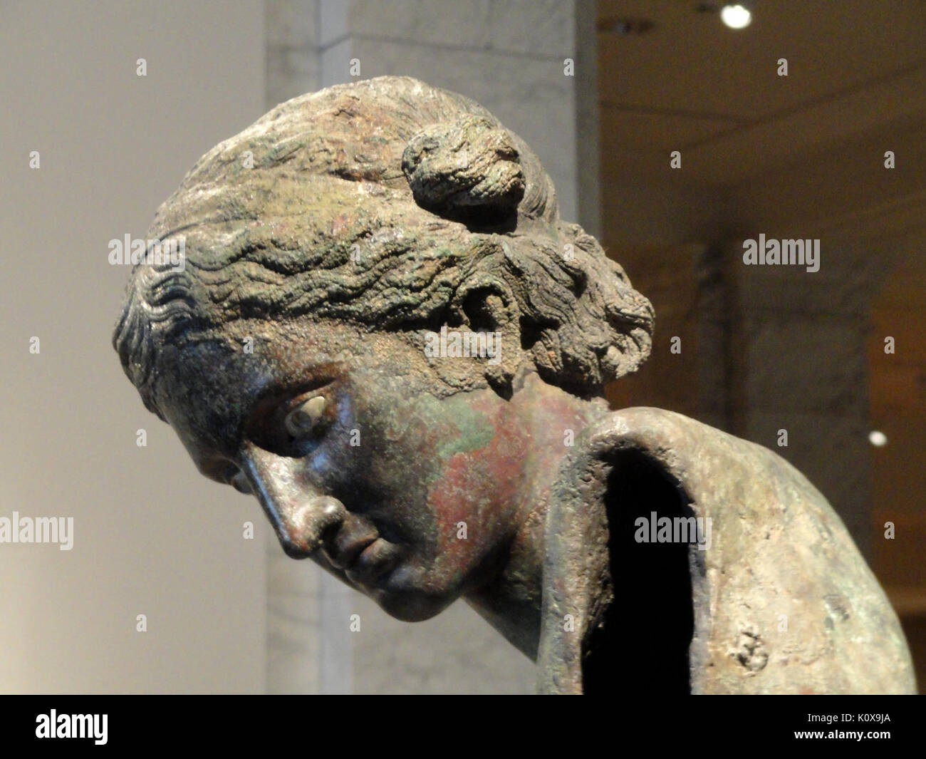 Apollo Sauroktonos attributed to Praxiteles head Cleveland Museum of ...