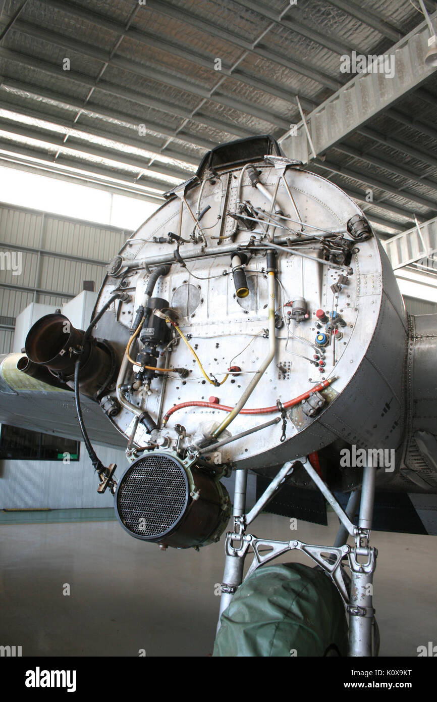 Aircraft engine firewall Stock Photo - Alamy
