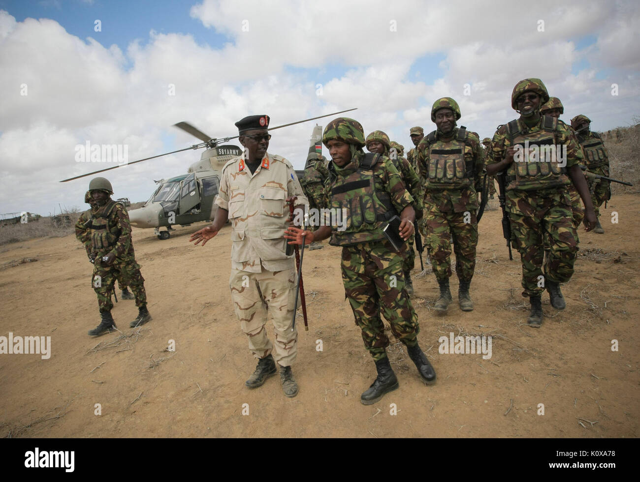 AMISOM forces in Saa'moja outside Kismayo 02 (8049907272 Stock Photo ...
