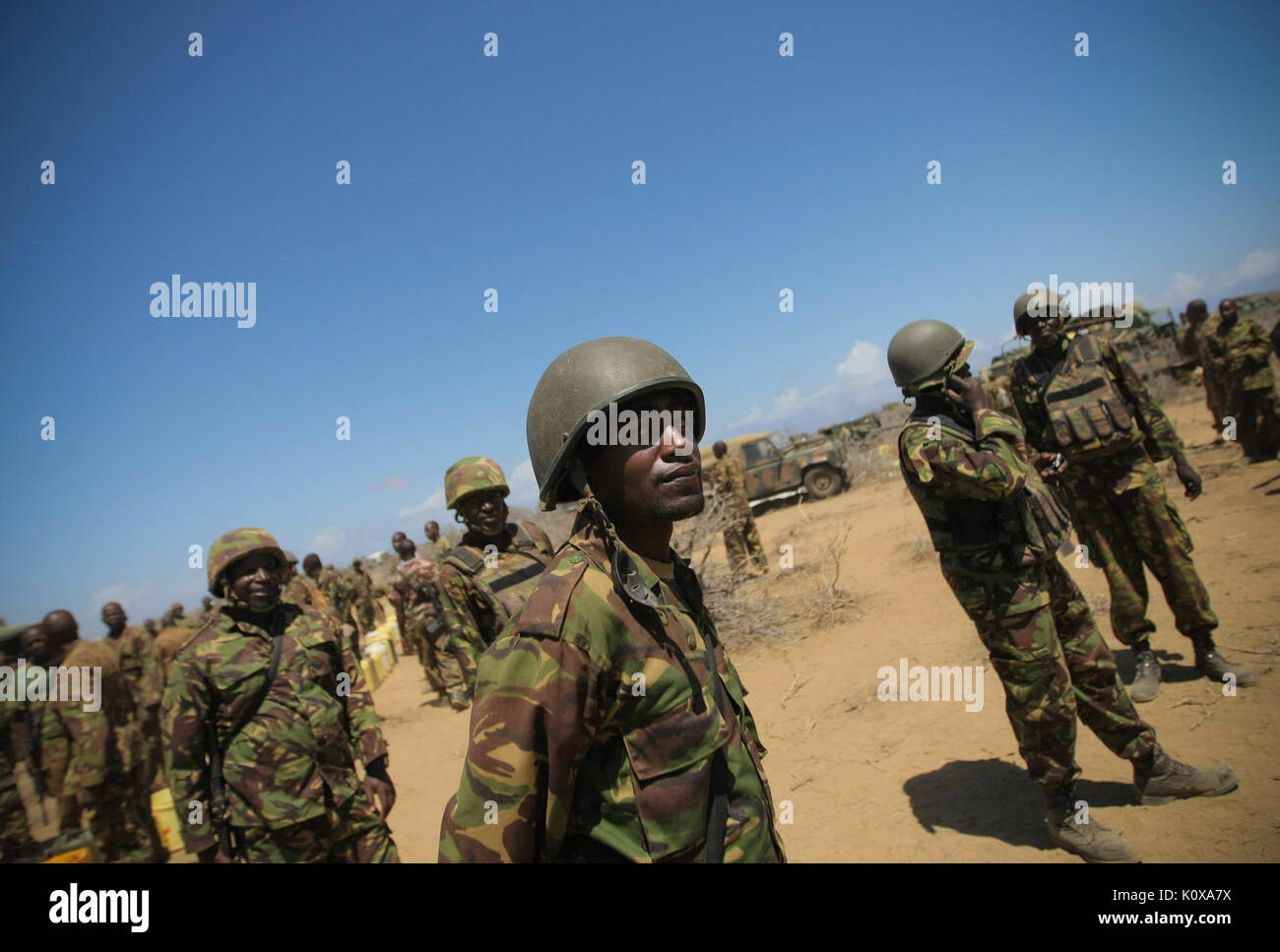 AMISOM forces in Saa'moja outside Kismayo 05 (8049906278 Stock Photo ...