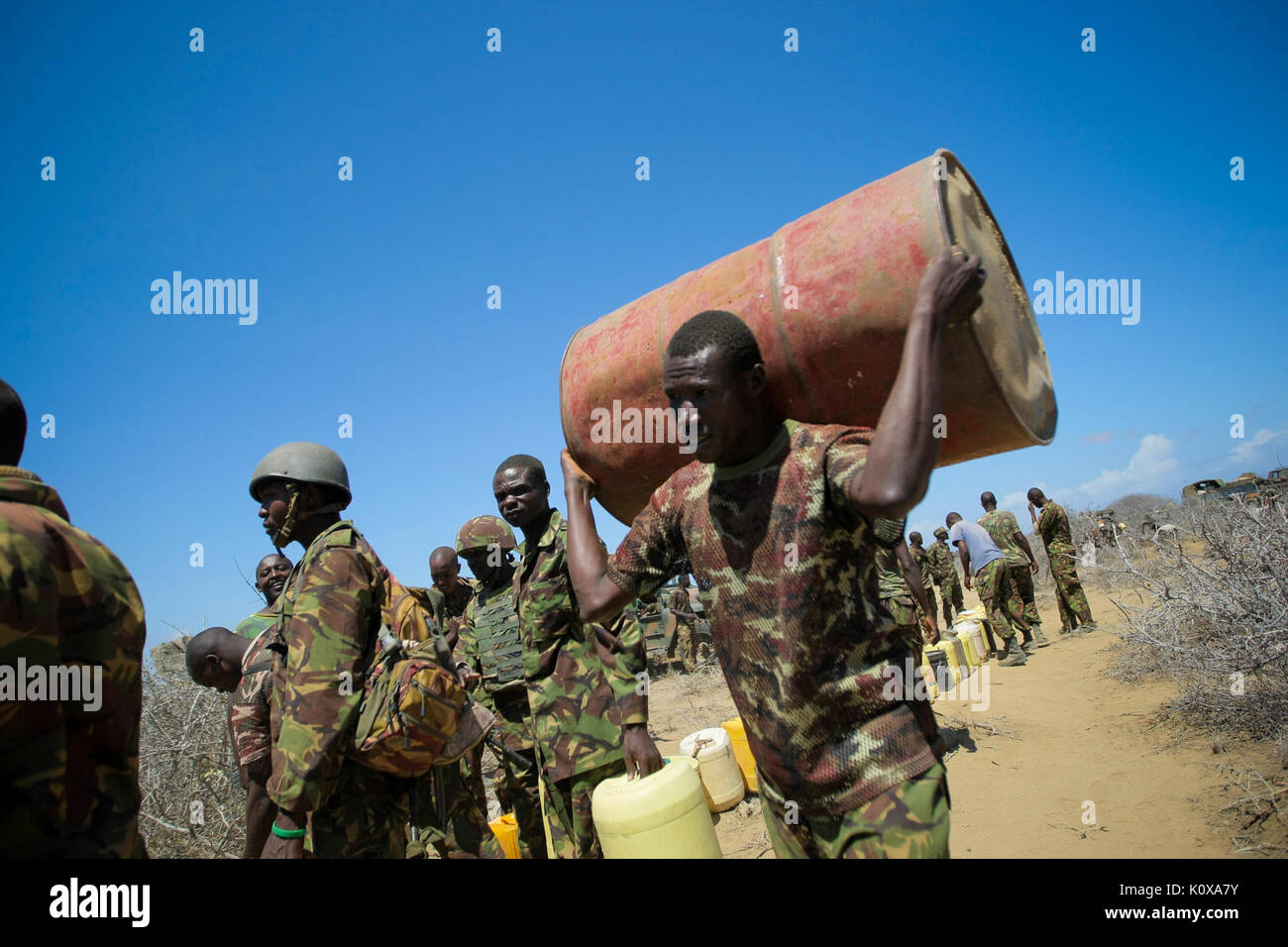 AMISOM forces in Saa'moja outside Kismayo 12 (8049904492 Stock Photo ...