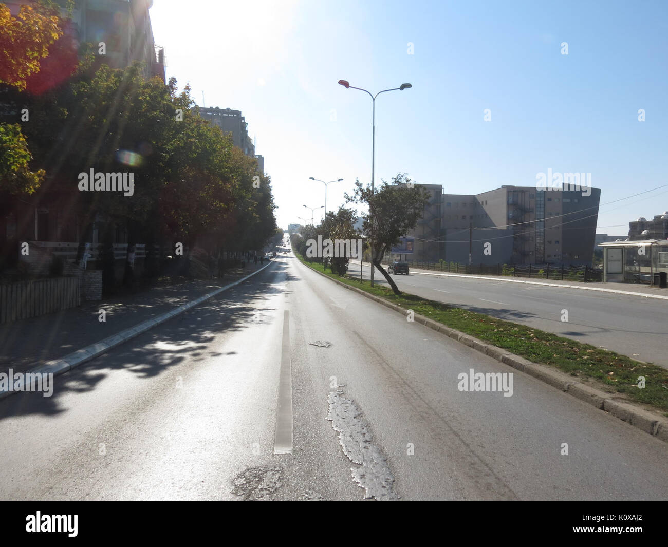 Agim Ramadani Street, Pristina, Kosovo, 2012 Stock Photo - Alamy