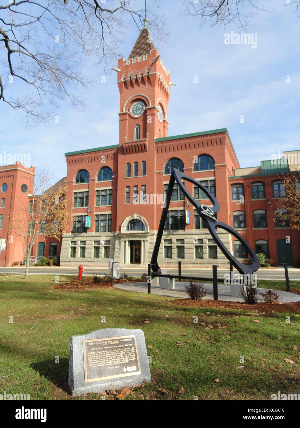 This photograph captures an image of the American Optical Company ...