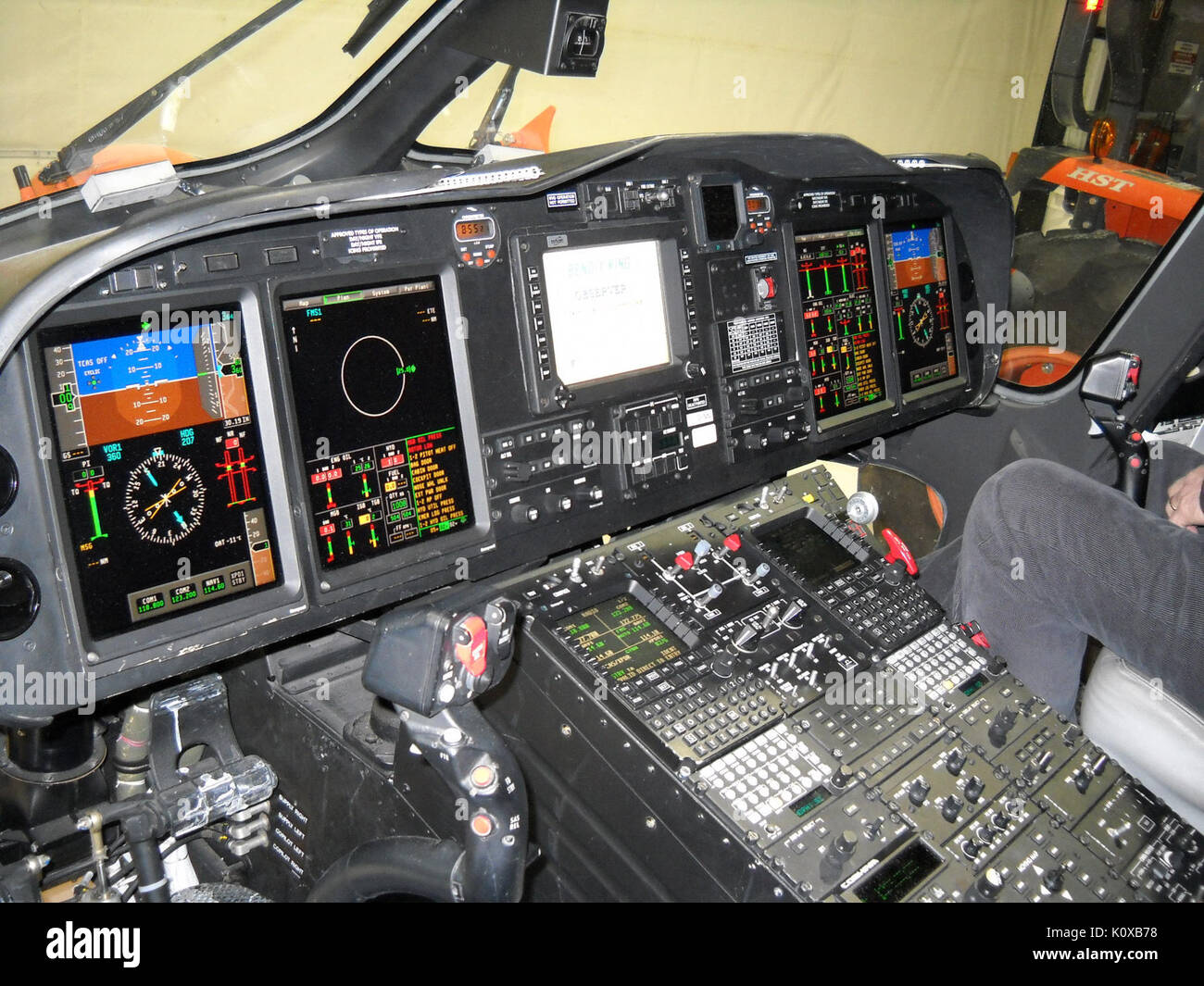 AgustaWestland AW139 Instrument Panel Stock Photo - Alamy