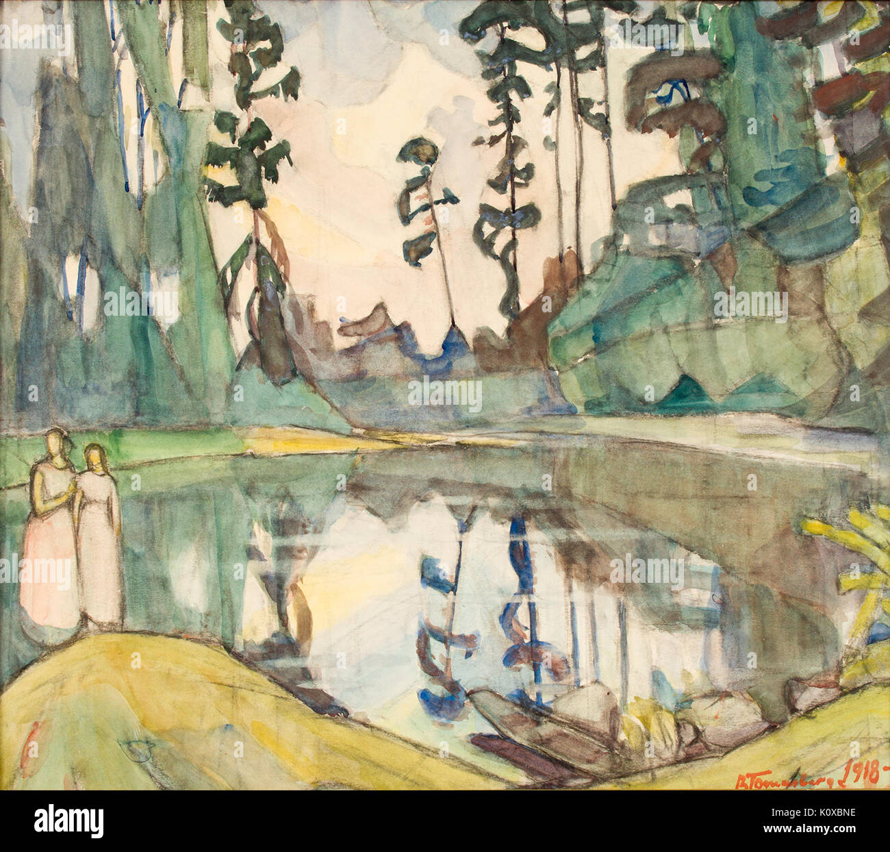 Balder Tomasberg. Unistus. 1918 Stock Photo - Alamy