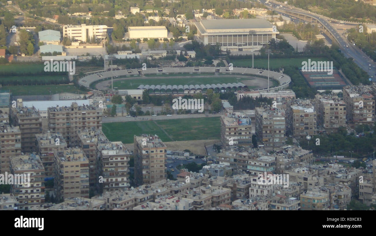 Al Fayhaa Stadium in Damascus Stock Photo - Alamy