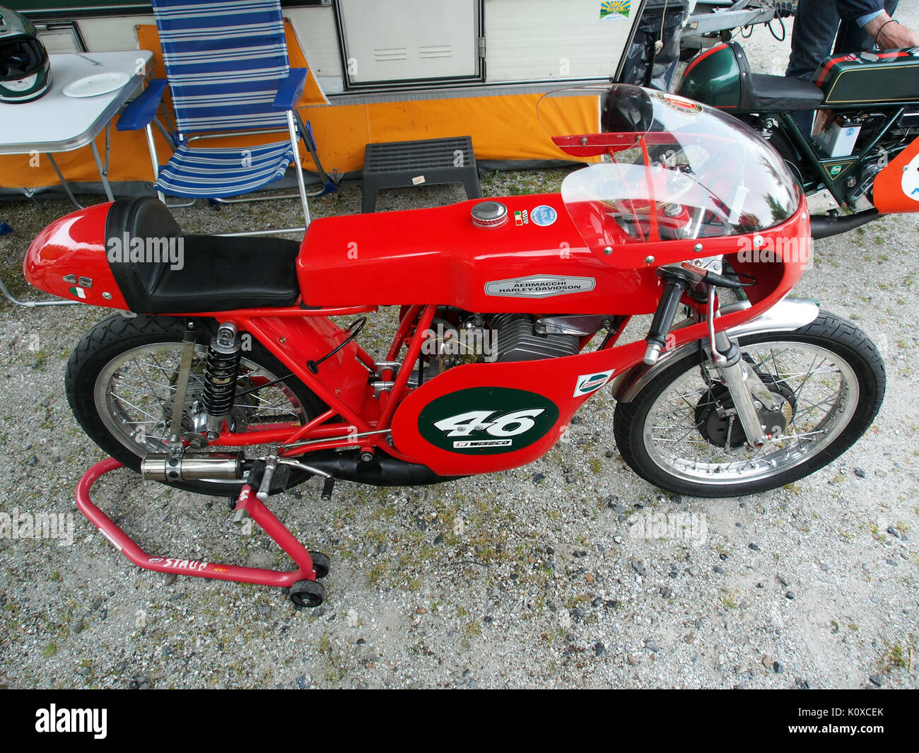 Aermacchi Harley Davidson No46, pic1 Stock Photo - Alamy