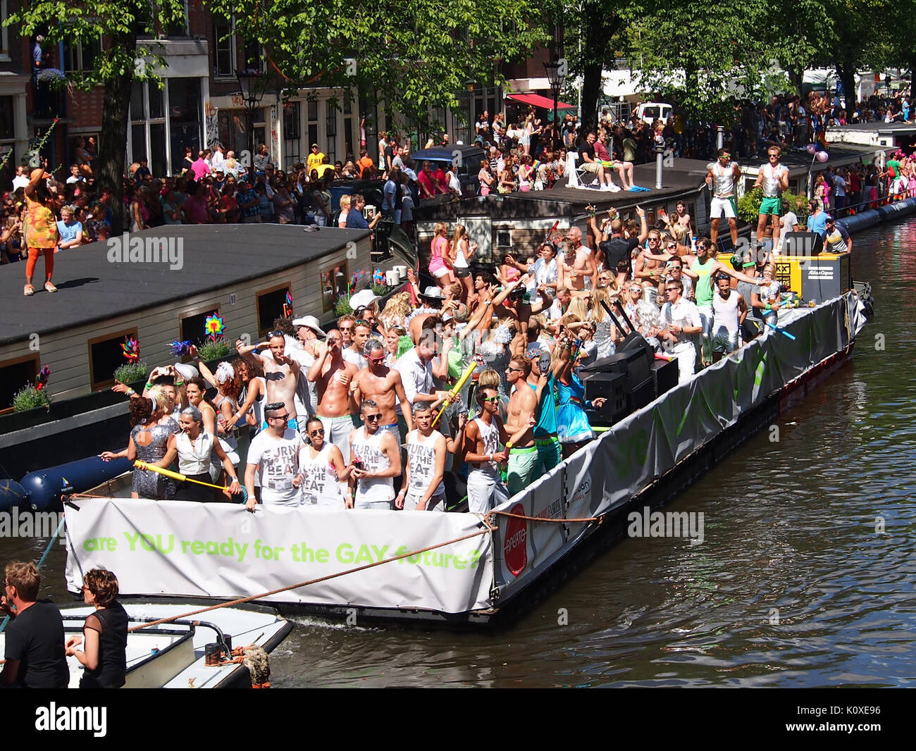 Amsterdam Gay Pride 2013 Are you ready for the gay future boat pic2 ...