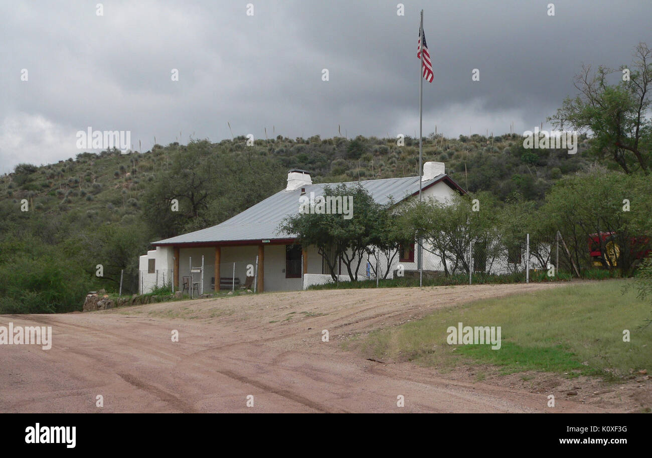 American Flag post office from N 2 Stock Photo - Alamy