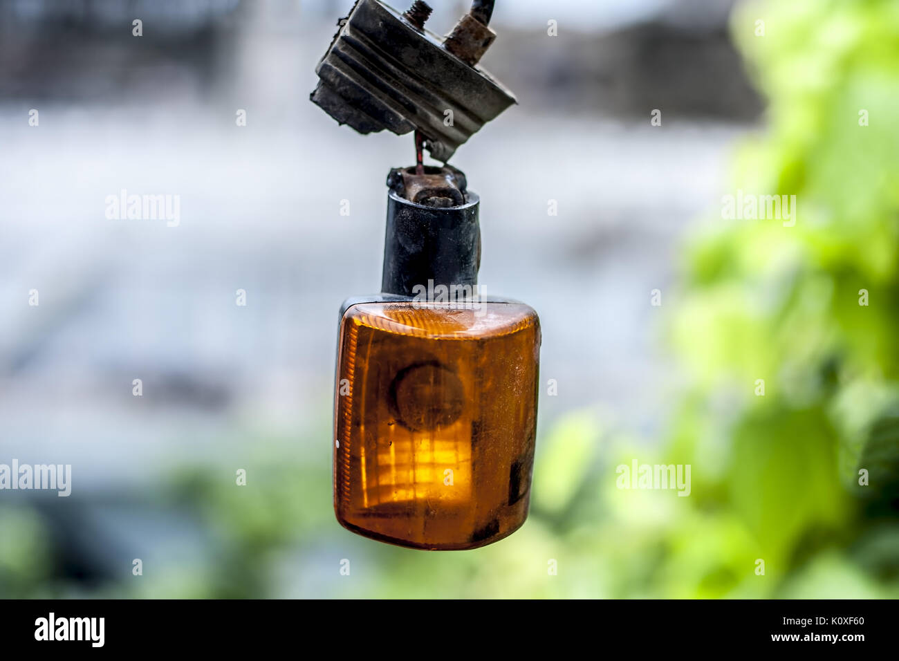 A blinker of bike Stock Photo - Alamy
