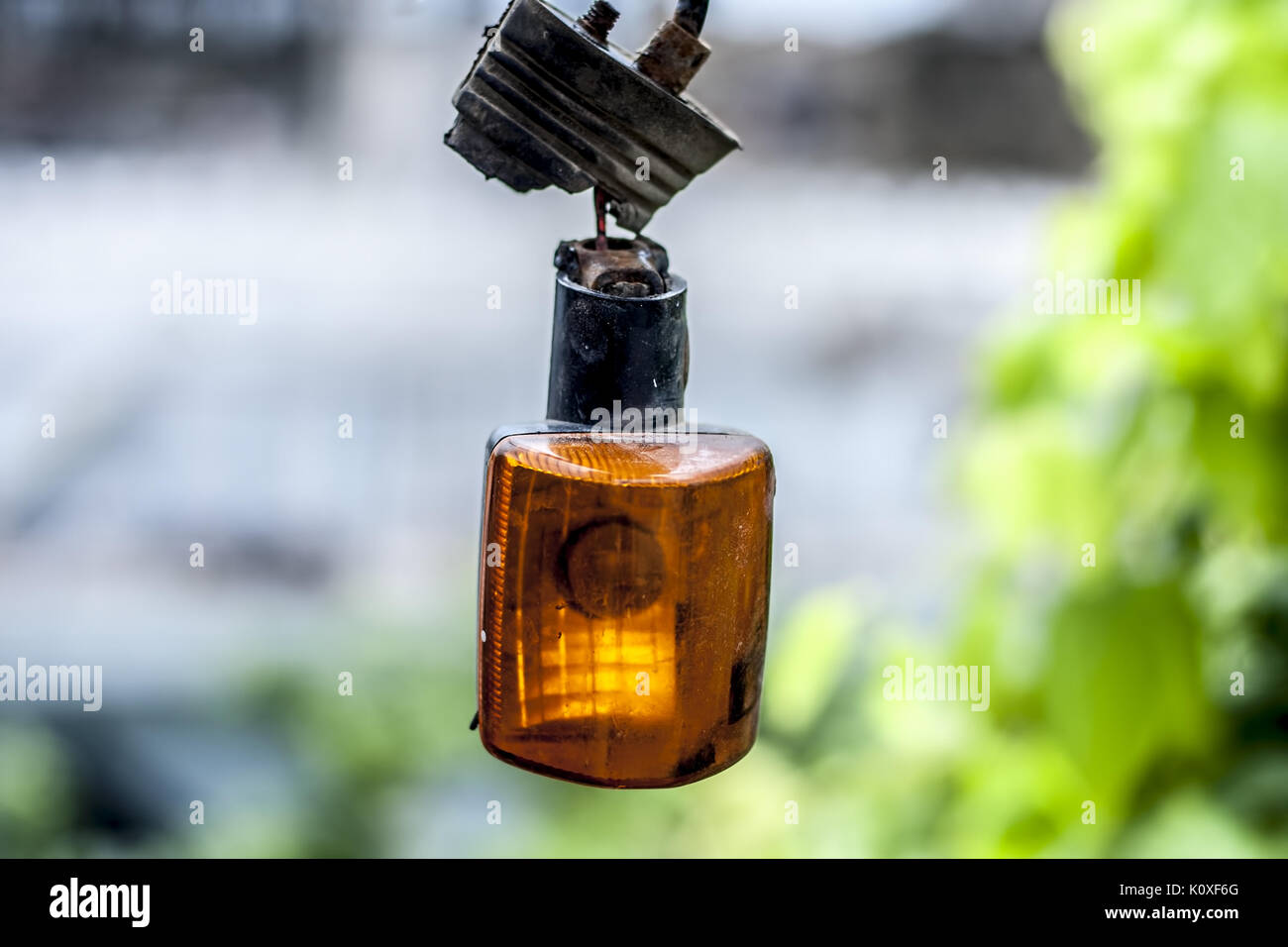 A blinker of bike Stock Photo - Alamy