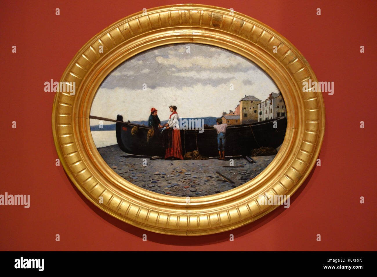 After Fishing by Antonio Varni, 1884, oil on canvas Accademia Ligustica ...