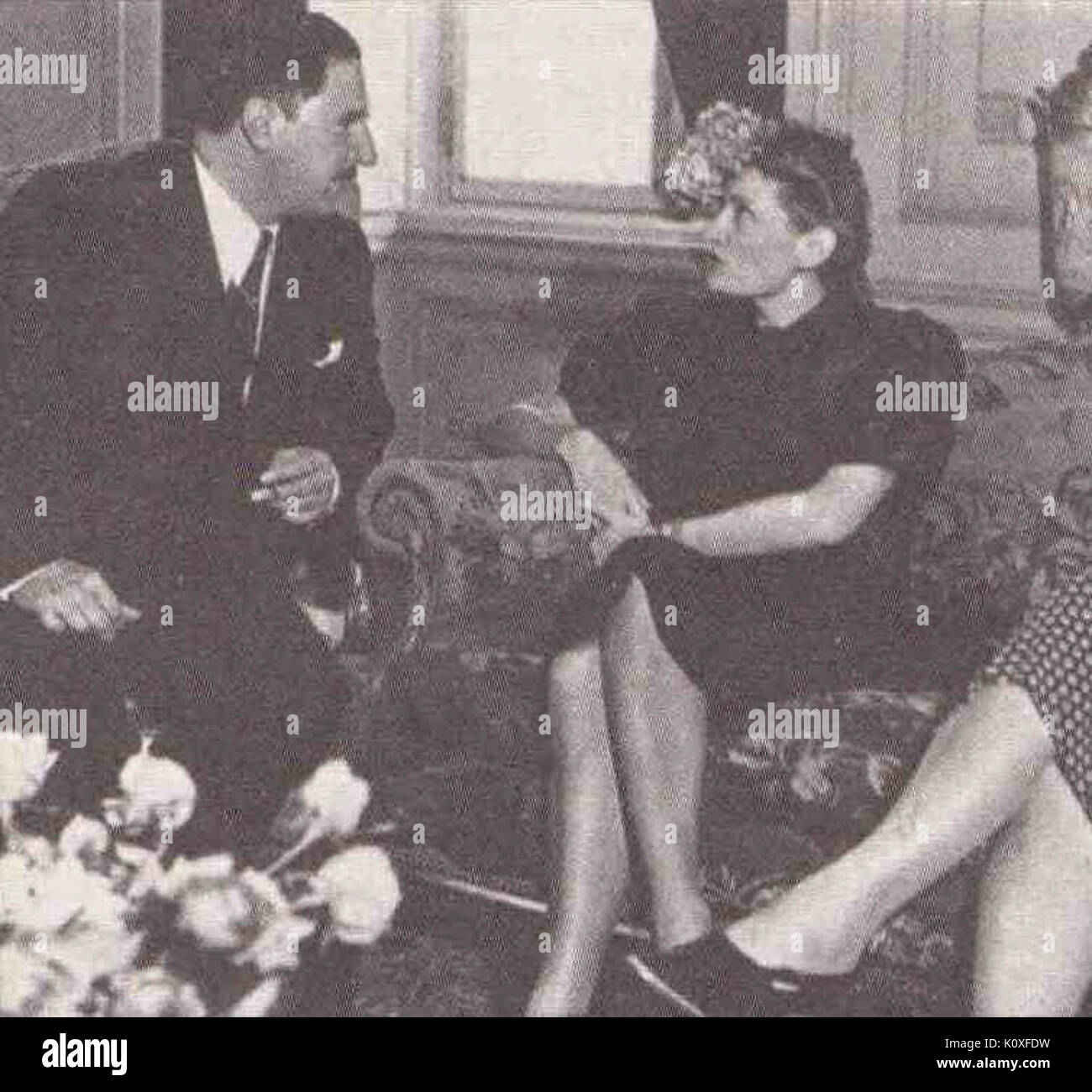 Adhemar de Barros e Edda Ciano Mussolini 1939 Stock Photo - Alamy