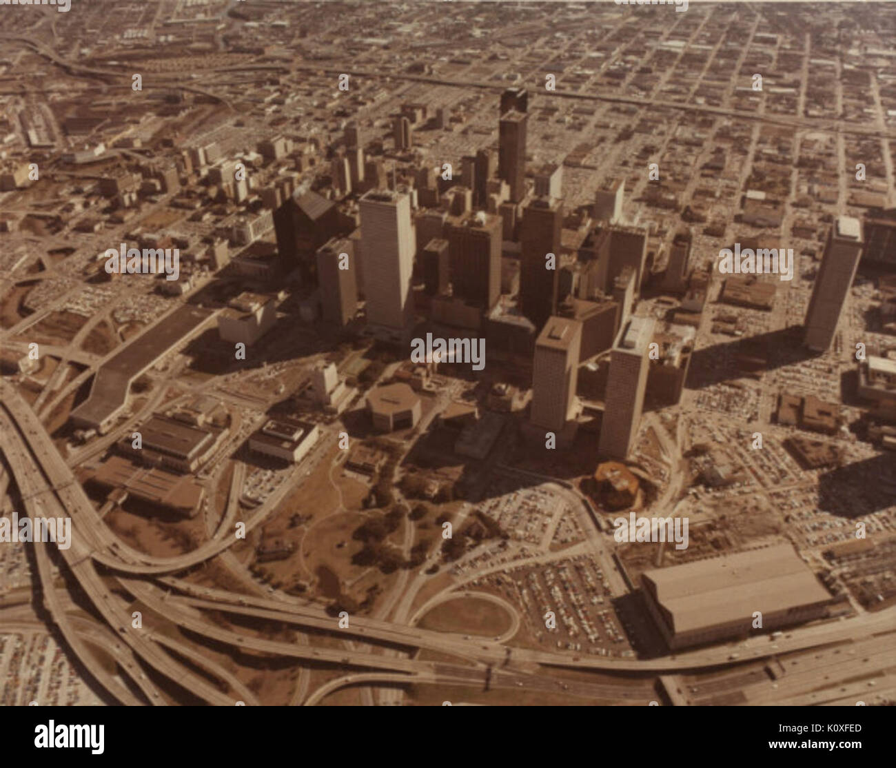 Aerial View of Houston Stock Photo - Alamy
