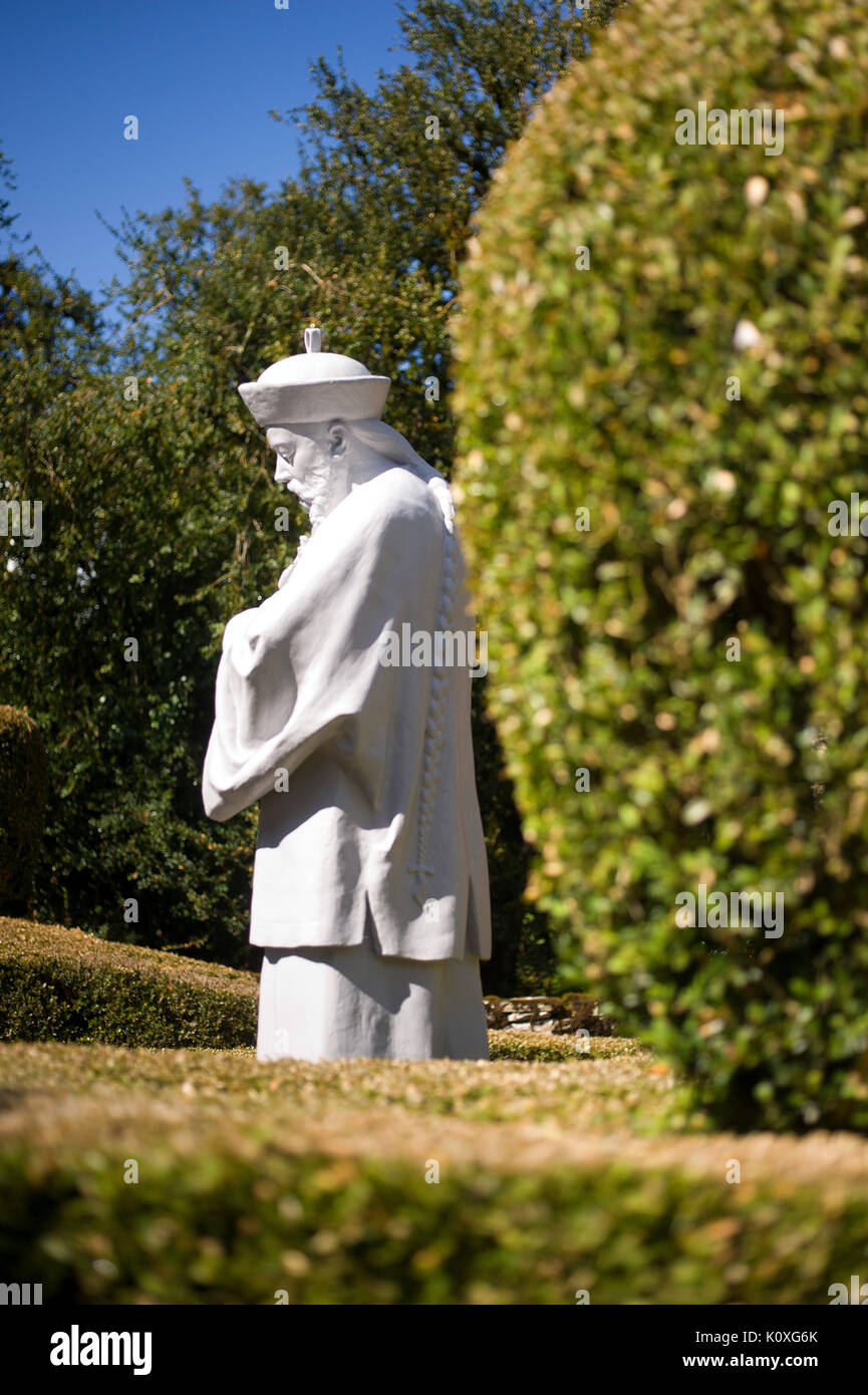 Statue of St. John Gabriel Perboyre. Le Puech, Lot, France Stock Photo ...