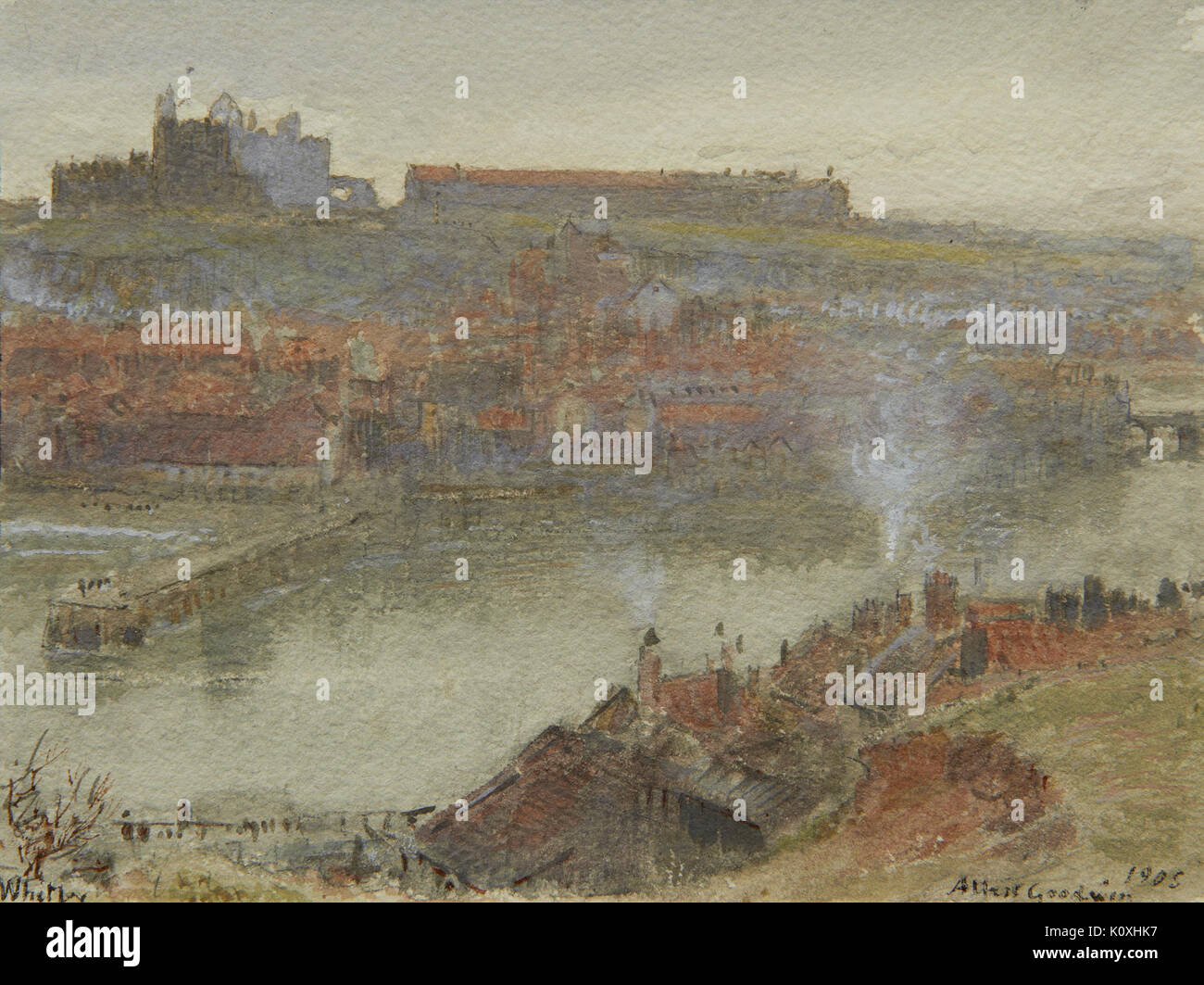Whitby map old hi-res stock photography and images - Alamy