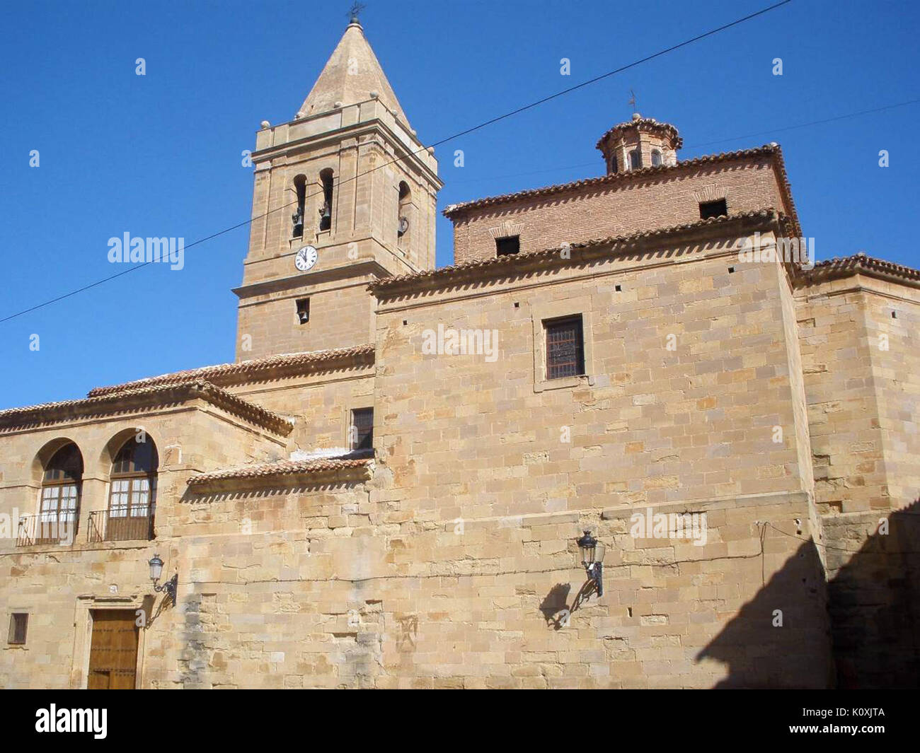Alberite Iglesia de San Martin 01 Stock Photo - Alamy