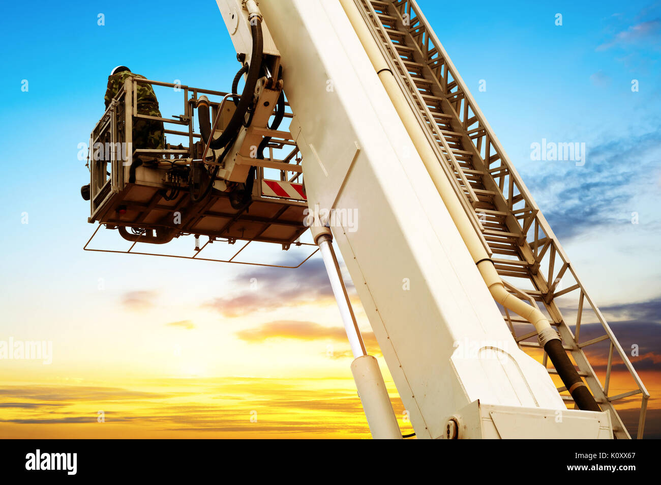 Long crane hi-res stock photography and images - Alamy