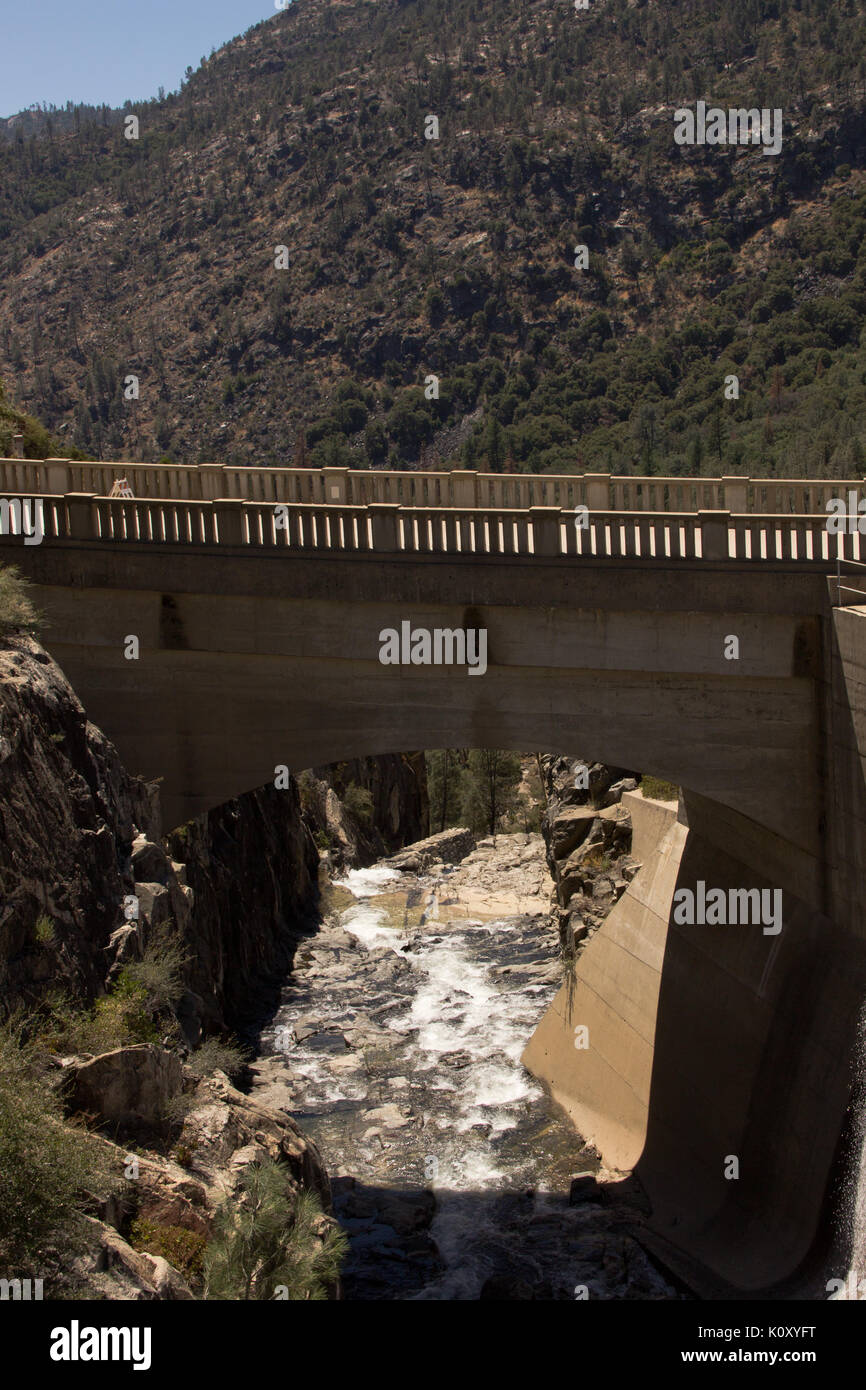 Bridge next to waterfall hi-res stock photography and images - Alamy