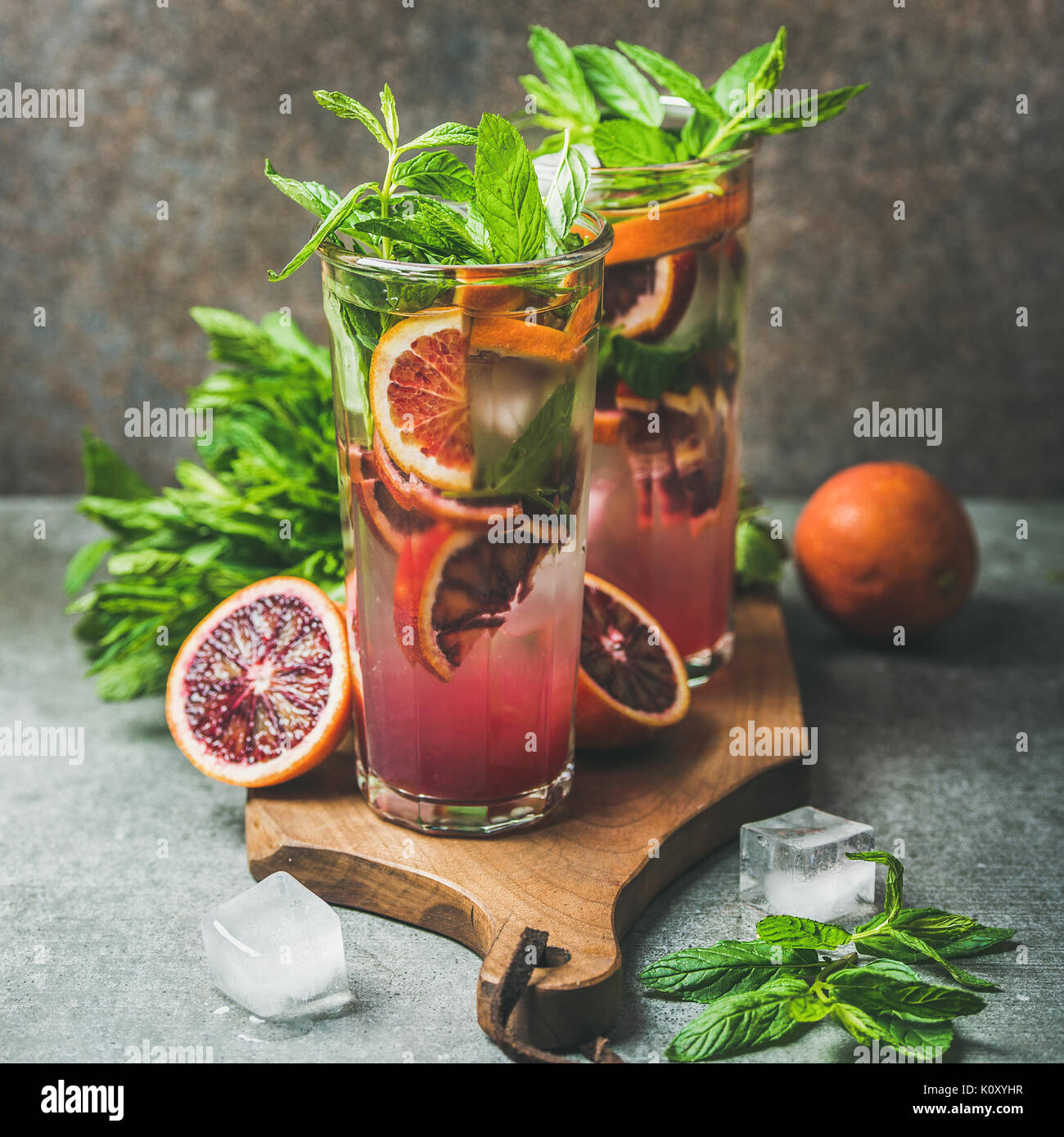 Fresh citrus lemonade blood hi-res stock photography and images - Alamy