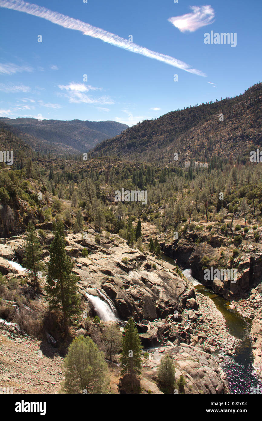 View from O'Shaughnessy Dam overlooking Hetch Hetchy Valley and the ...