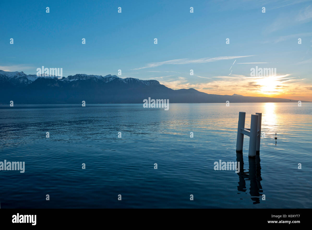 Genfersee, Lac Léman, Le Léman, Lac de Genève *** Local Caption ...