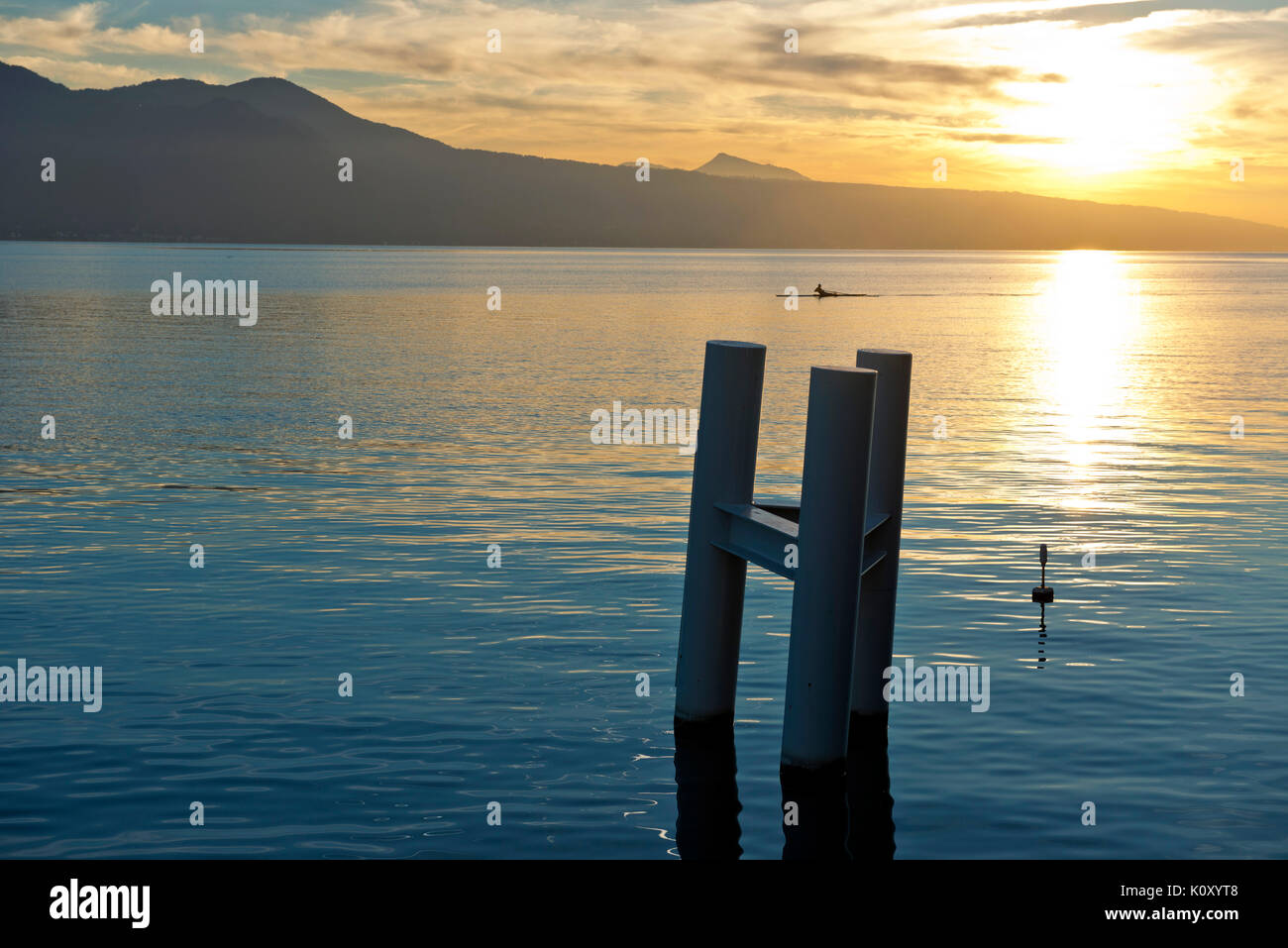 Genfersee, Lac Léman, Le Léman, Lac de Genève *** Local Caption ...