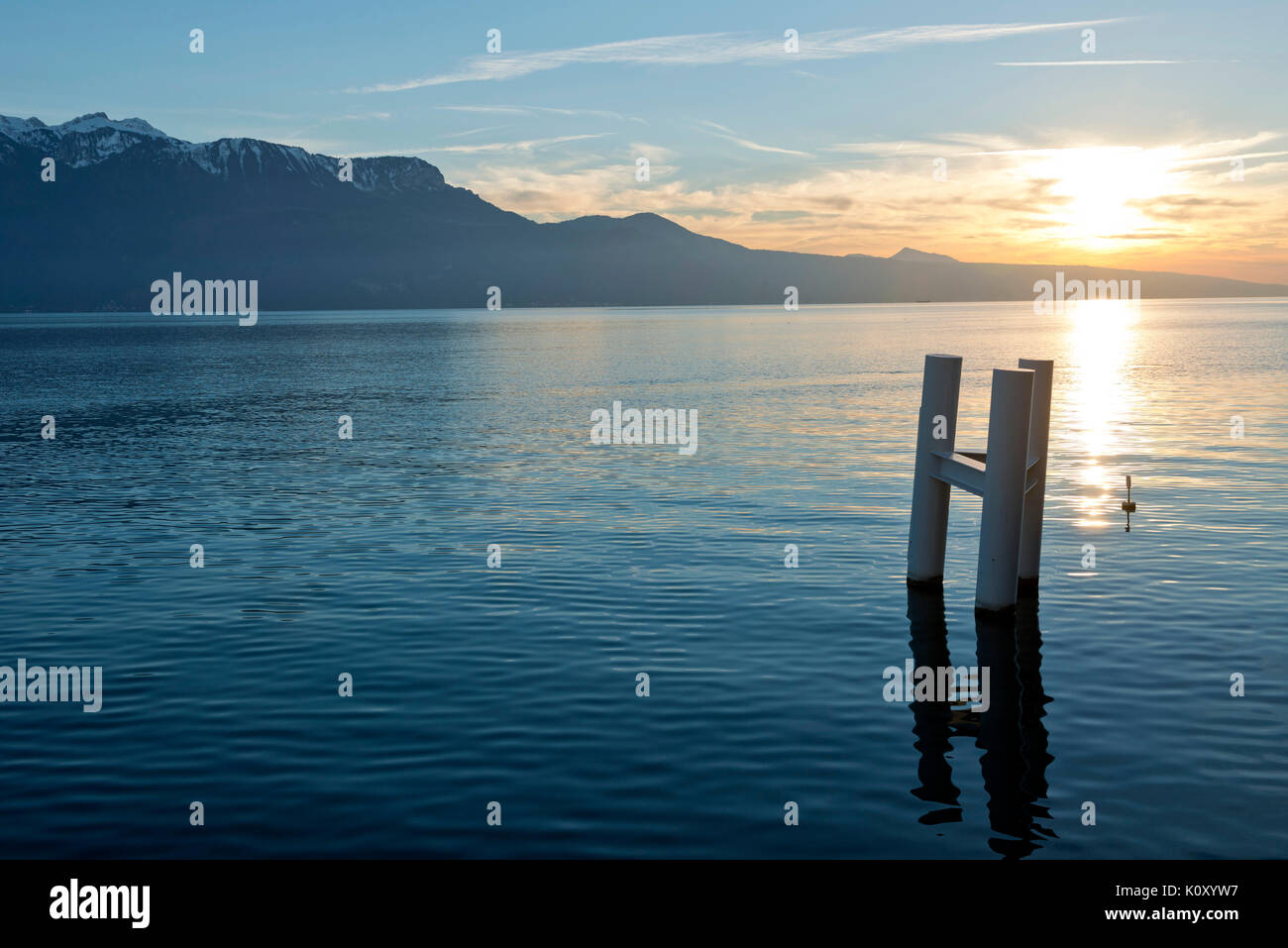 Genfersee, Lac Léman, Le Léman, Lac de Genève *** Local Caption ...