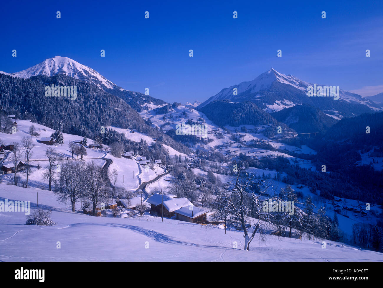 Leysin *** Local Caption *** Leysin, Switzerland, Aigle, Canton Vaud ...