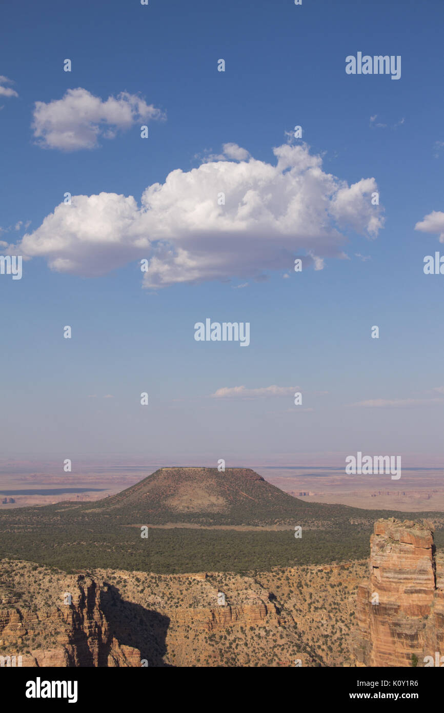 Cedar Mountain as seen from the Desert View Watchtower, in The Grand ...
