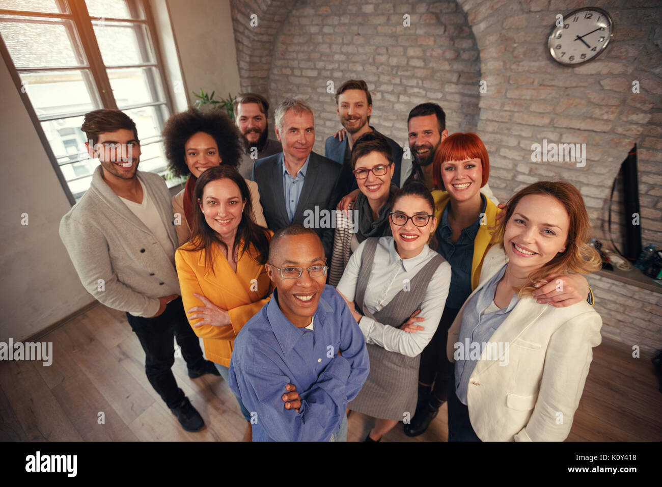 success and winning concept - happy business worker team Stock Photo ...