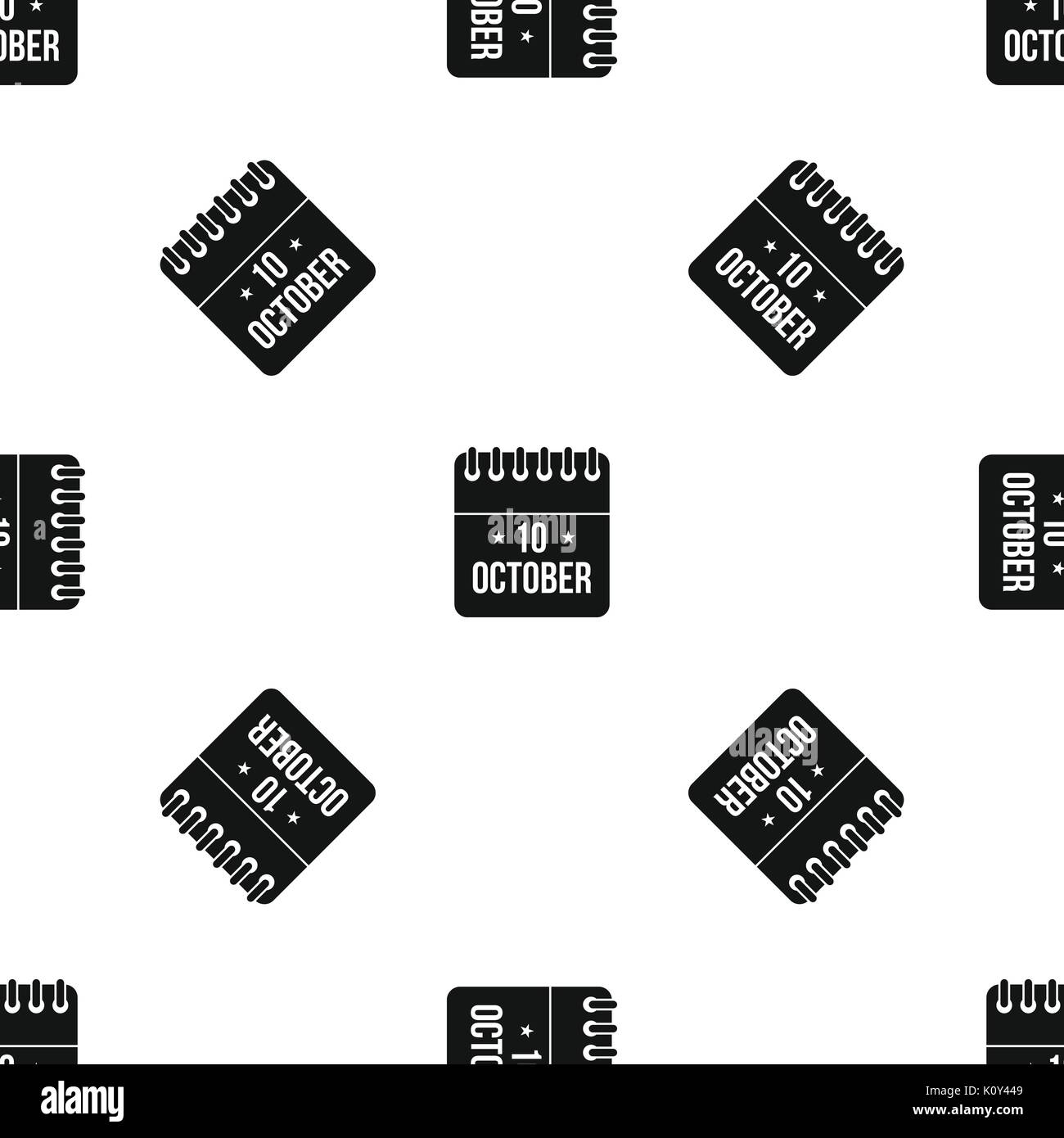 10 october calendar icon simple hi-res stock photography and images - Alamy