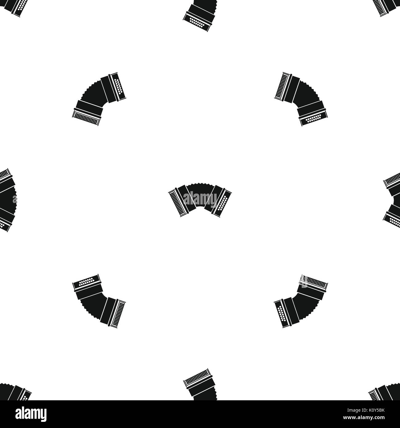 Accordion pattern seamless black Stock Vector Image & Art - Alamy