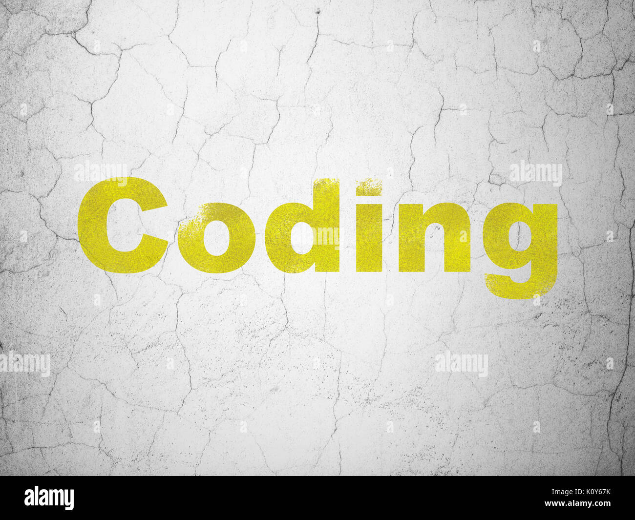 Software concept: Coding on wall background Stock Photo - Alamy
