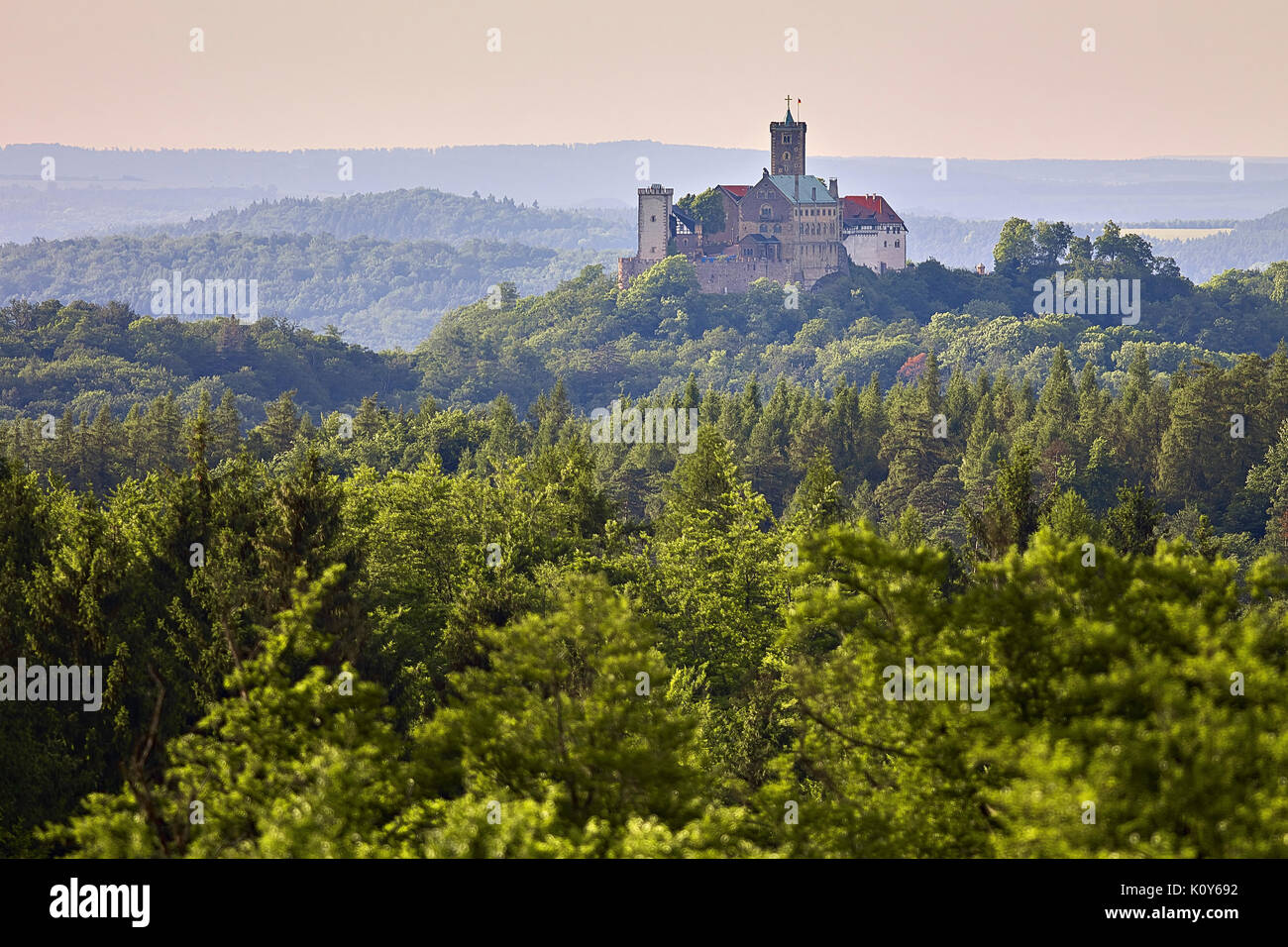 Wartburg near Eisenach, Thuringia, Germany Stock Photo - Alamy