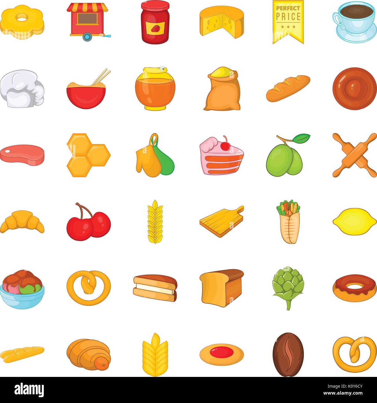 Cure icons set, cartoon style Stock Vector Image & Art - Alamy