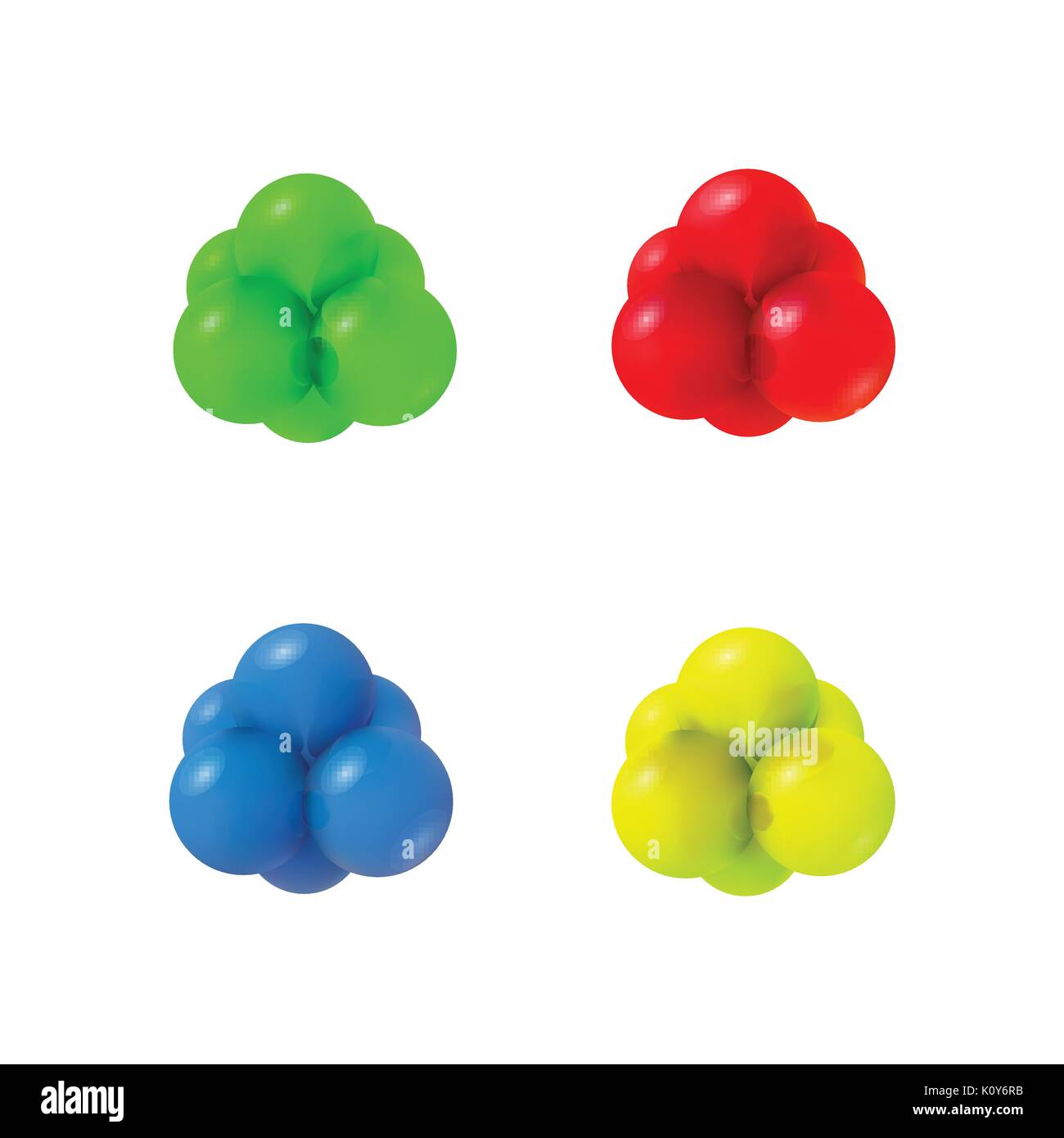 3d molecule structure Stock Vector Image & Art - Alamy